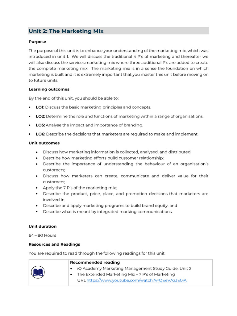Marketing Principles and Brand Strategy | PDF
