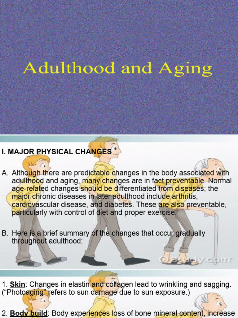 Adulthood-And-Aging-1 | PDF | Palliative Care | Medicine