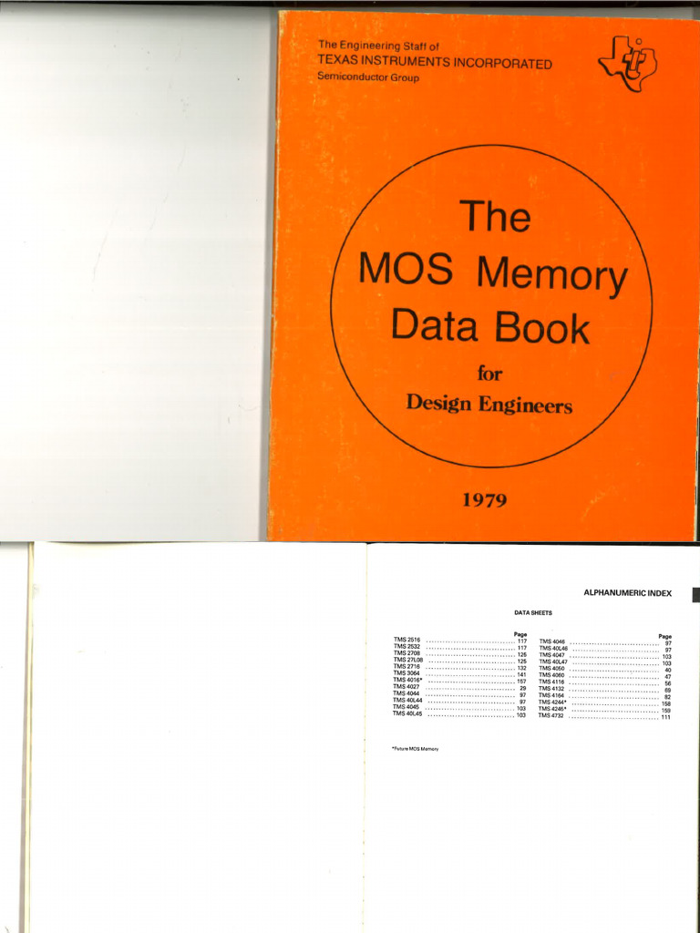 MOS Memory Book Data Book | PDF