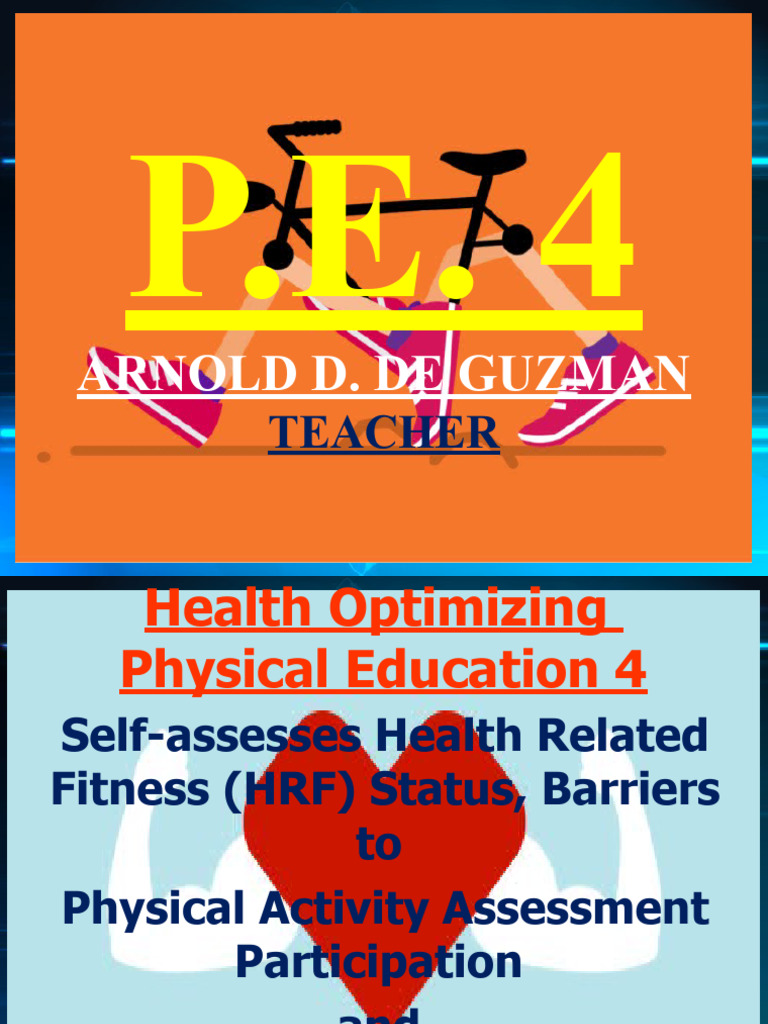 01PE 4 - Mod1-Week 1 and 2 - SIR ARNOLD | PDF | Recreation