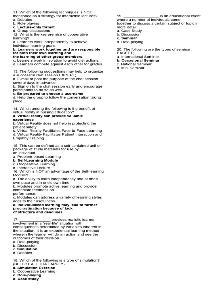 Nursing Practicum Clinical Teaching Part 2 Pdf Learning Simulation