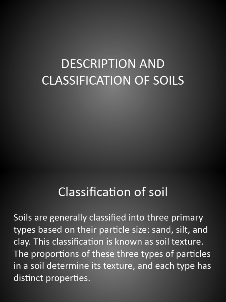 Soil Classification for Land Use | PDF | Soil | Soil Science