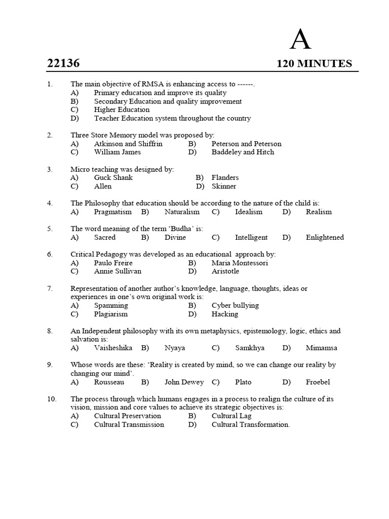 Previous Year Question | PDF | Learning | Leadership