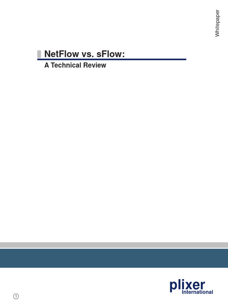 Netcor Netflow Vs Sflow | PDF | Communications Protocols | Computer Networking