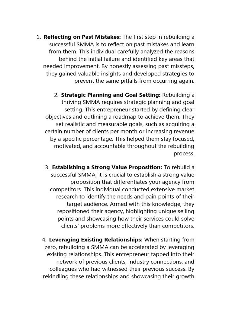 Reflecting On Past Mistakes | PDF | Goal | Goal Setting