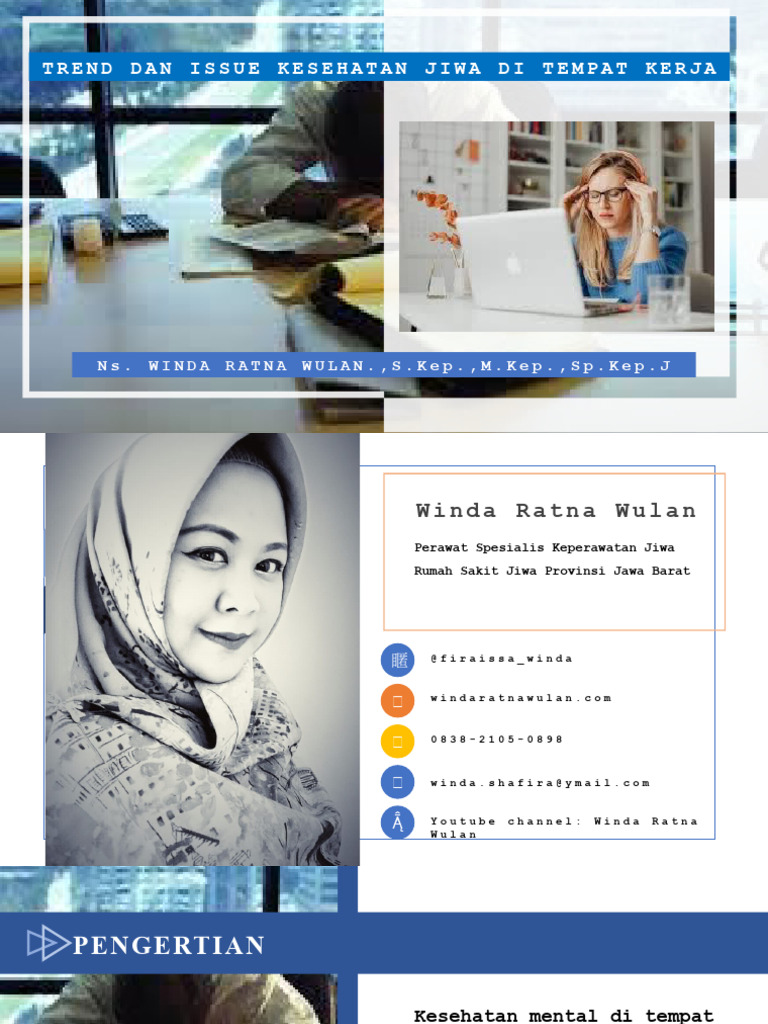 Winda Trend and Issue Mental Health Workplace | PDF