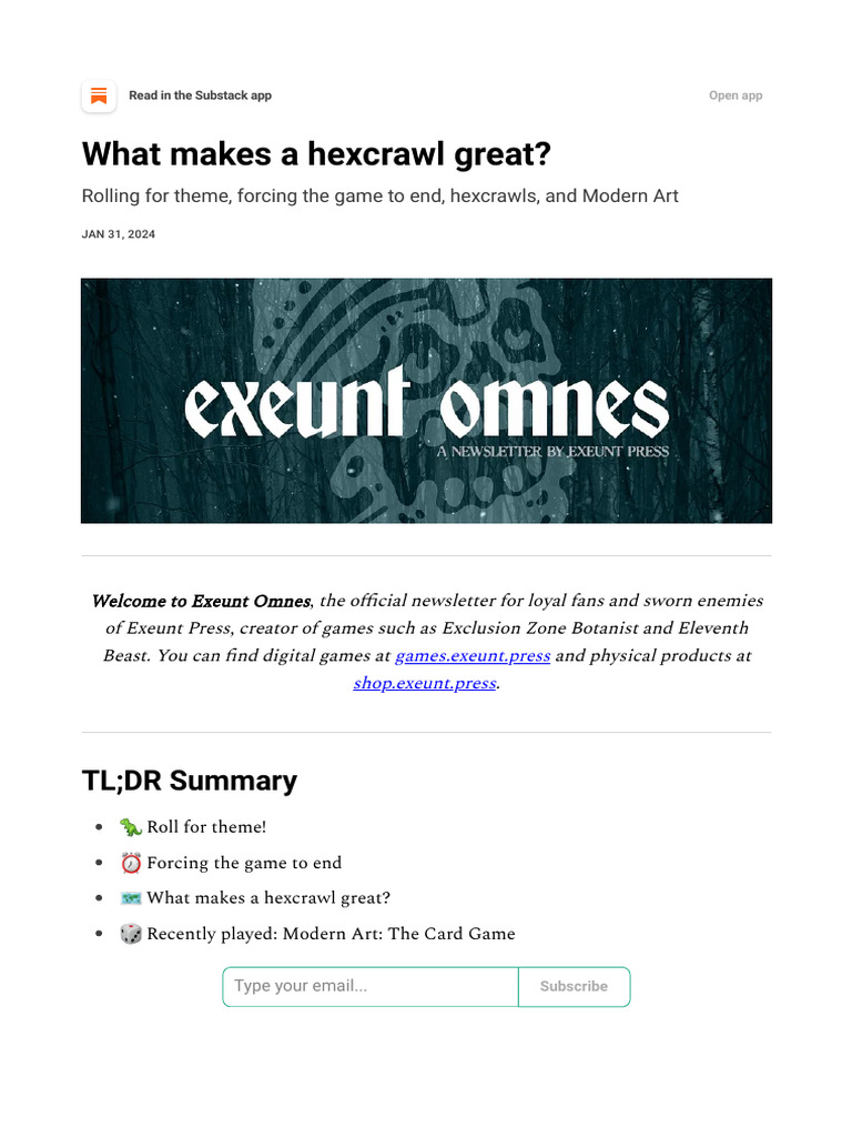 What Makes A Hexcrawl Great | PDF | Map