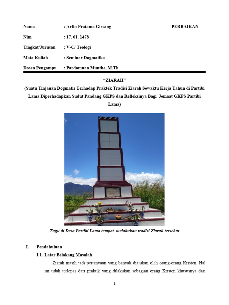 07 Ziarah Arfin | PDF