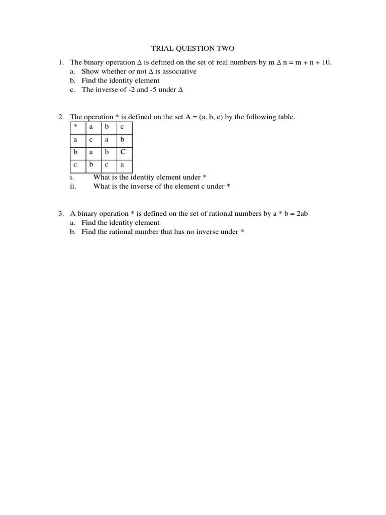 Trial Question Two | PDF