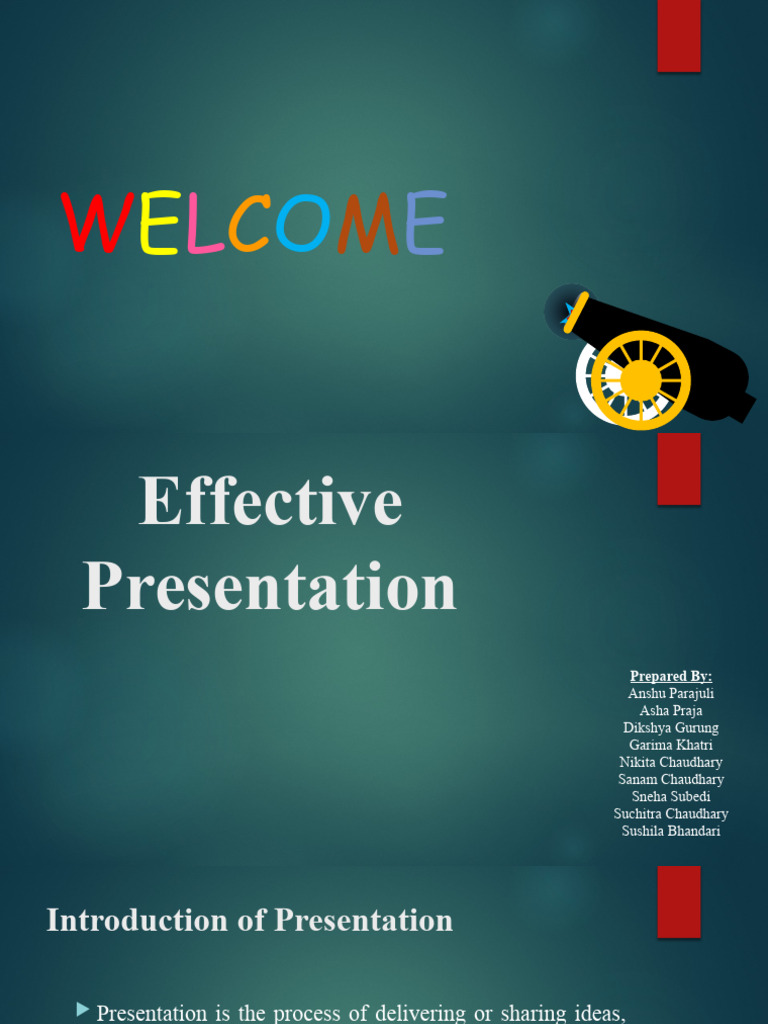 Effective Presentation Techniques Guide | PDF | Communication | Cognitive Science