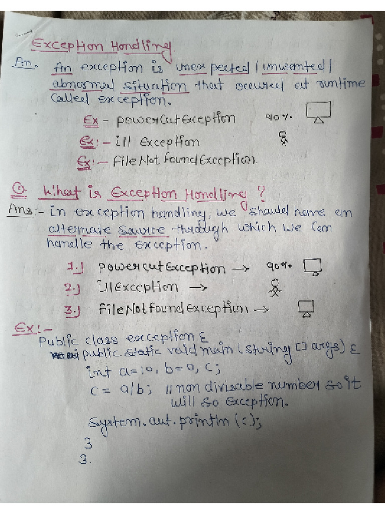 Exeption Handling | PDF