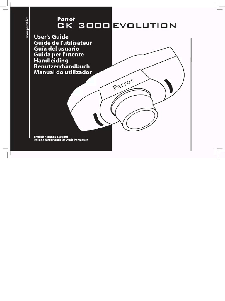 Manual Parrot CK3100 en Español | PDF
