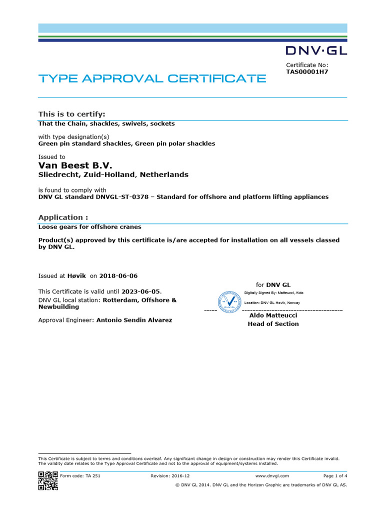DNV GL Standard DNVGL-ST-0378 | PDF | Technology & Engineering