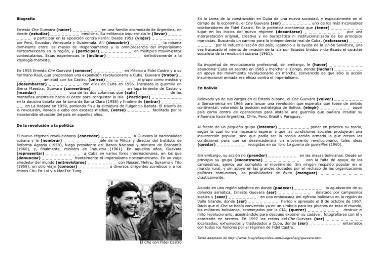 Biografía Del Che - ALU | PDF | Che Guevara | Cuba