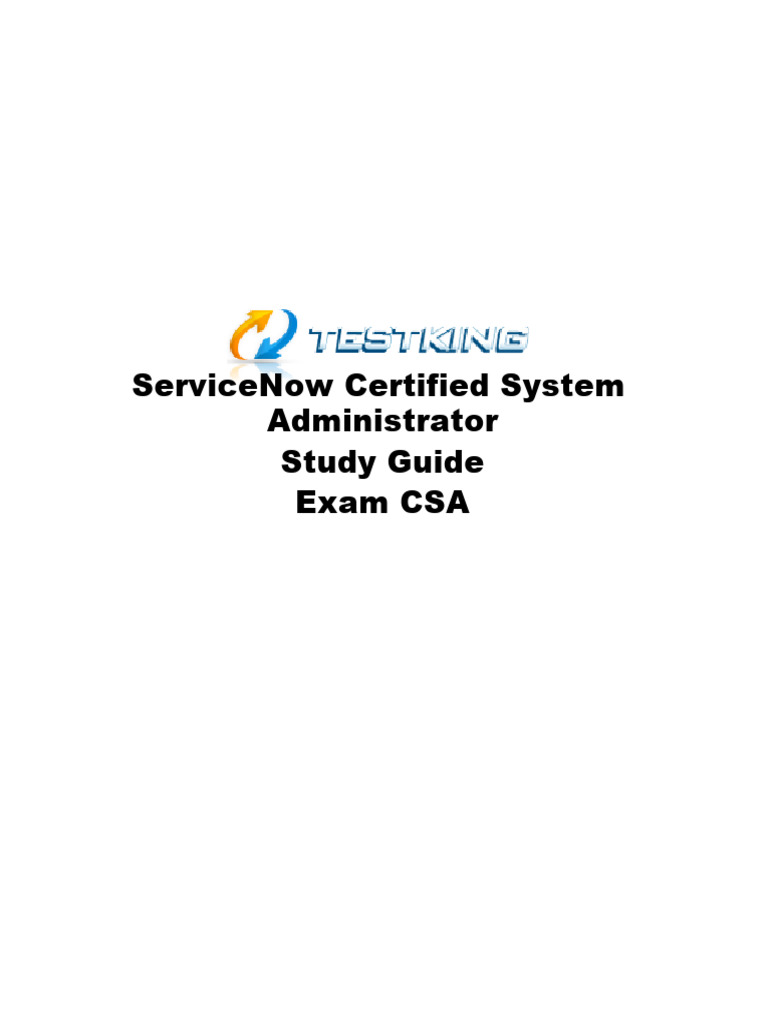 Servicenow Csa Download Free Pdf Vocational Education Qualifications