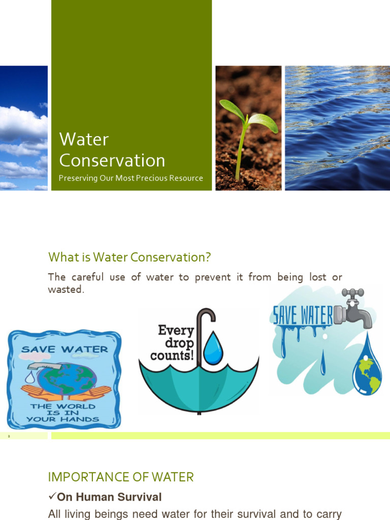 Water Preservation | PDF | Water Conservation | Water