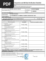 CTPAT High Security Seal Log - 0 | PDF