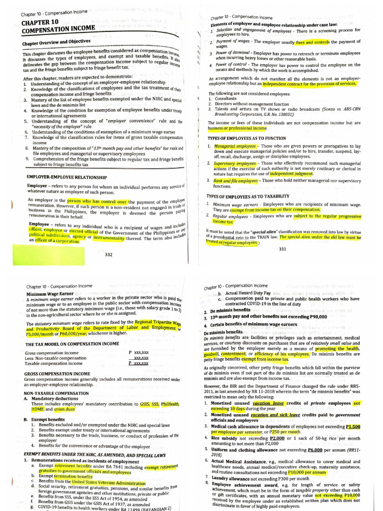 Chapter 10 | PDF | Employment | Employee Benefits