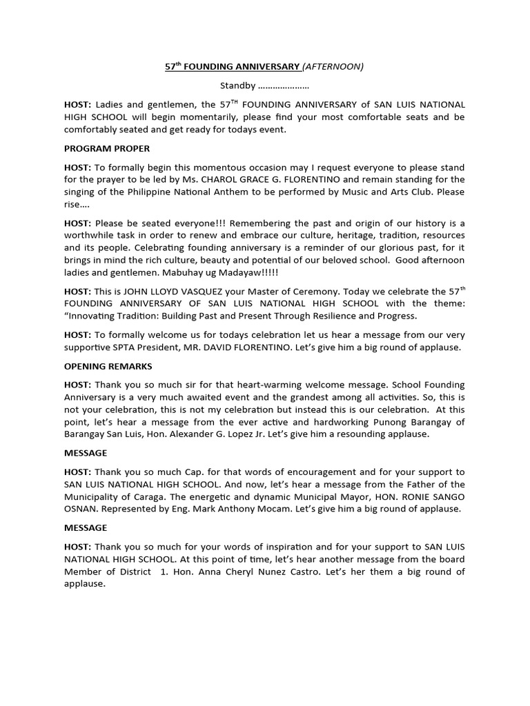 57th FOUNDING ANNIVERSARY - 085248 | PDF