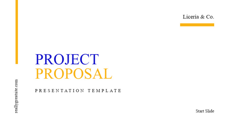 Blue and White Project Proposal - Presentation | PDF
