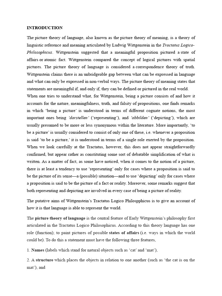 theory picture of language babe | PDF | Western Philosophy ...
