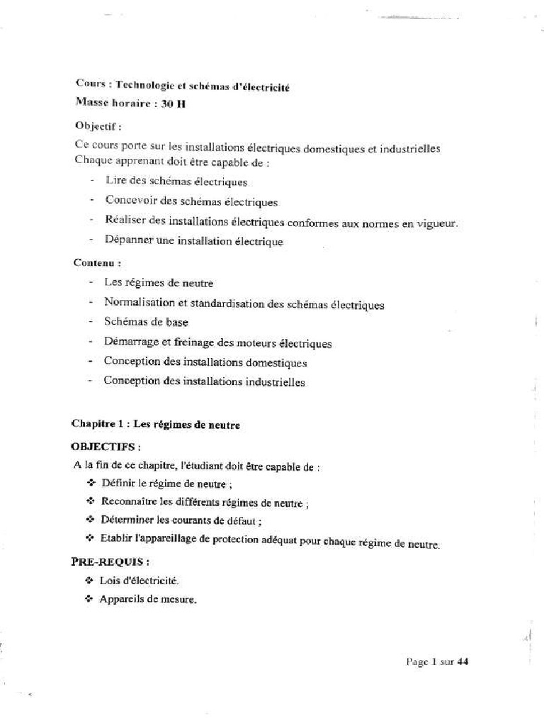 Techno Schéma 1 | PDF