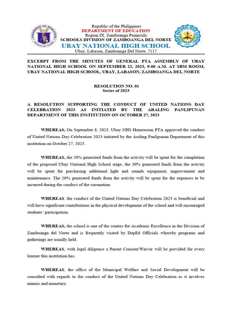 Pta Un Resolution 2022 1 | PDF | United Nations | International Relations