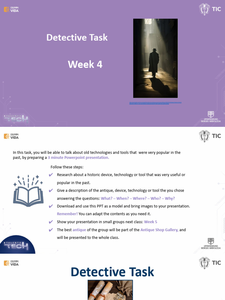 W4 - Detective Task | PDF | Computing