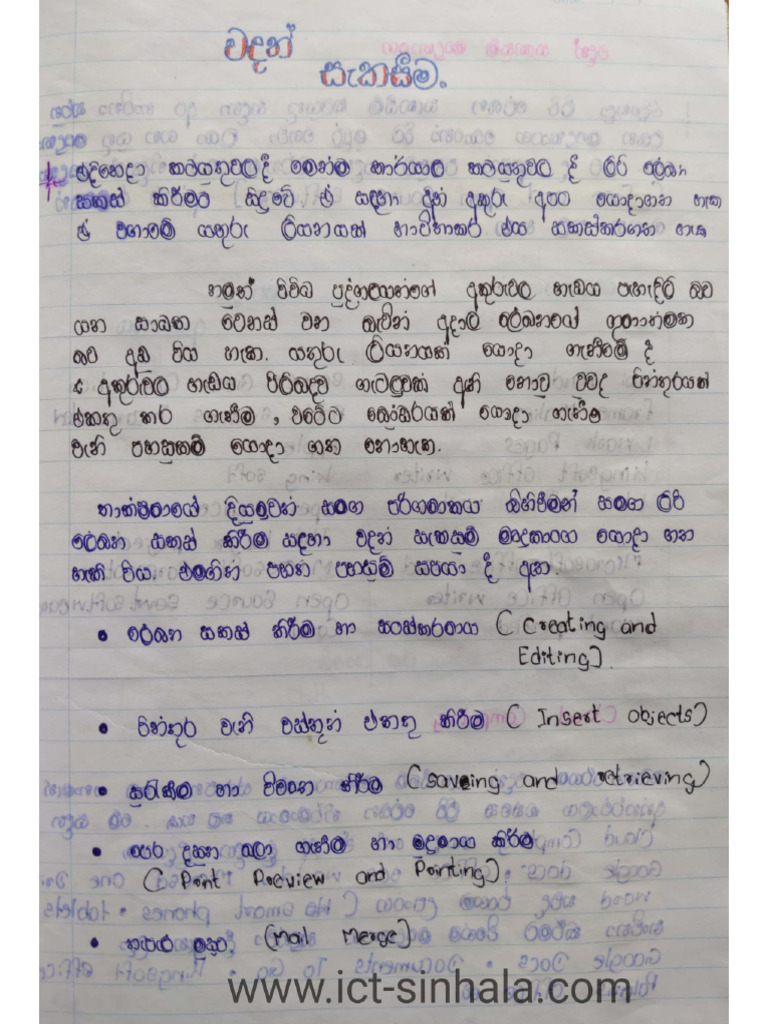 OL ICT Grade 10 Notes | PDF