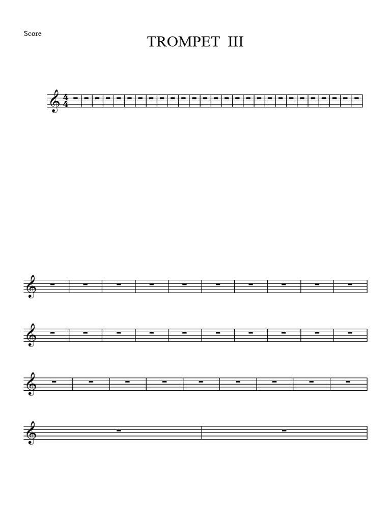 Rossini Birthday Party - 3 Tromba | PDF