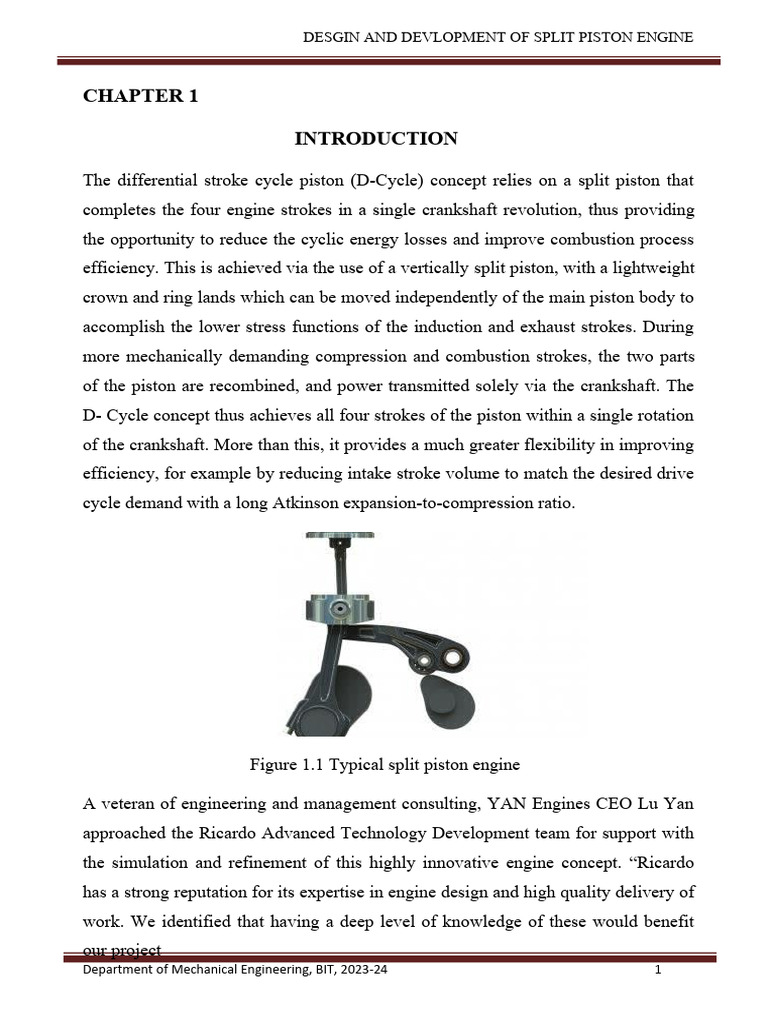 Final Engine Report. | PDF | Internal Combustion Engine | Piston