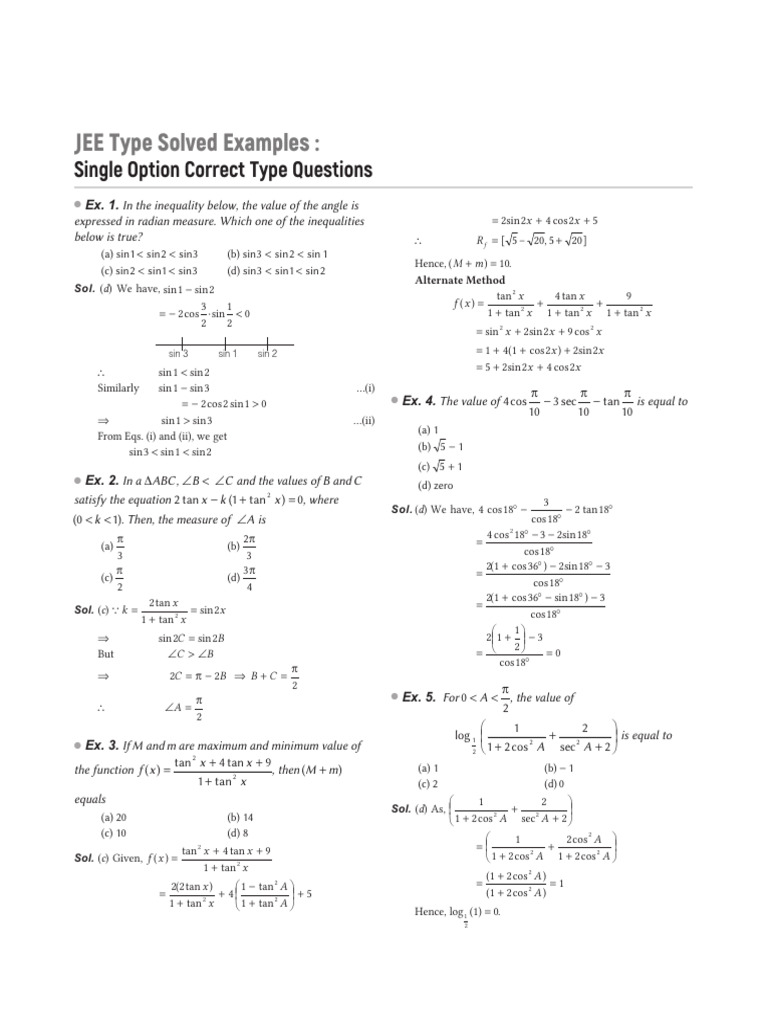Skills in Mathematics - Trigonometry For JEE Main and Advanced ...