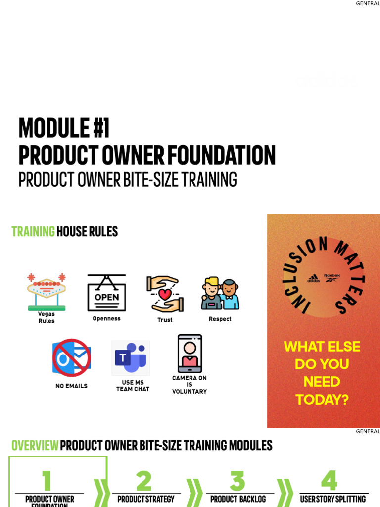 PO Bite-Sized Training - Module 1 Product Owner Foundation | PDF | Scrum (Software Development ...