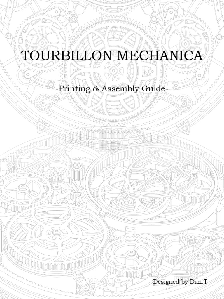 Tourbillon Mechanica Assembly Guide MQ Dec 30 | PDF | Gear | Adhesive