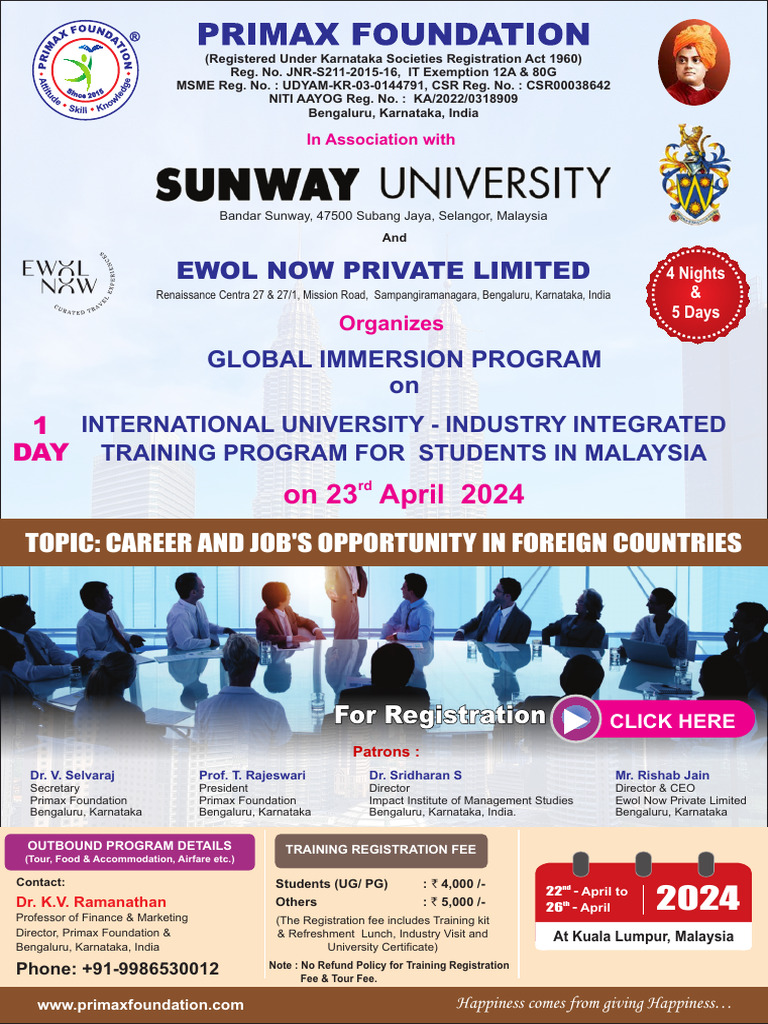 Global Immersion Program-1 | PDF