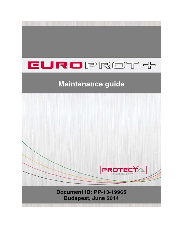 Europrot+ Maintenance Guide - Rev1.3en | PDF | Capacitor | Computing