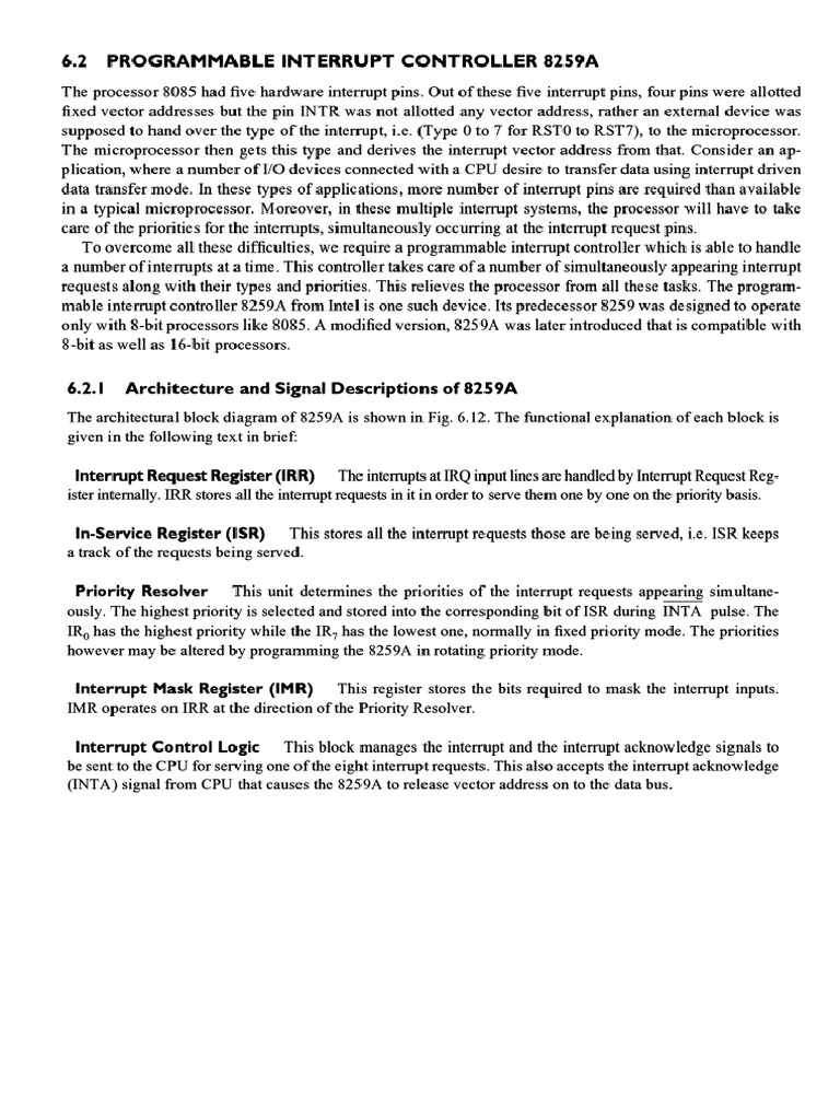 Module 3 Notes - 8259 | PDF