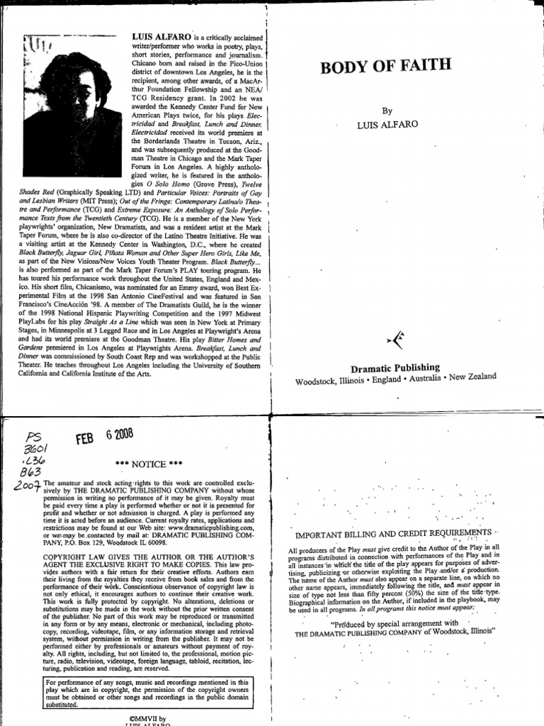 Body of Faith | PDF