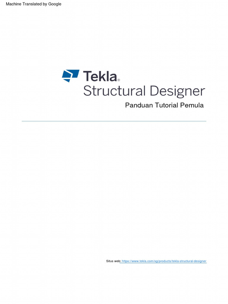 Toaz - Info Tekla Structural Designer Beginner Tutorial Manual PR | PDF ...