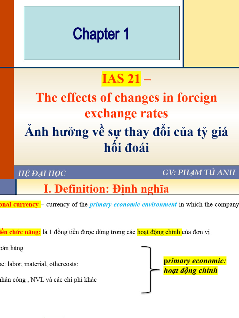 Chapter 1 - Foreign Exchange | PDF