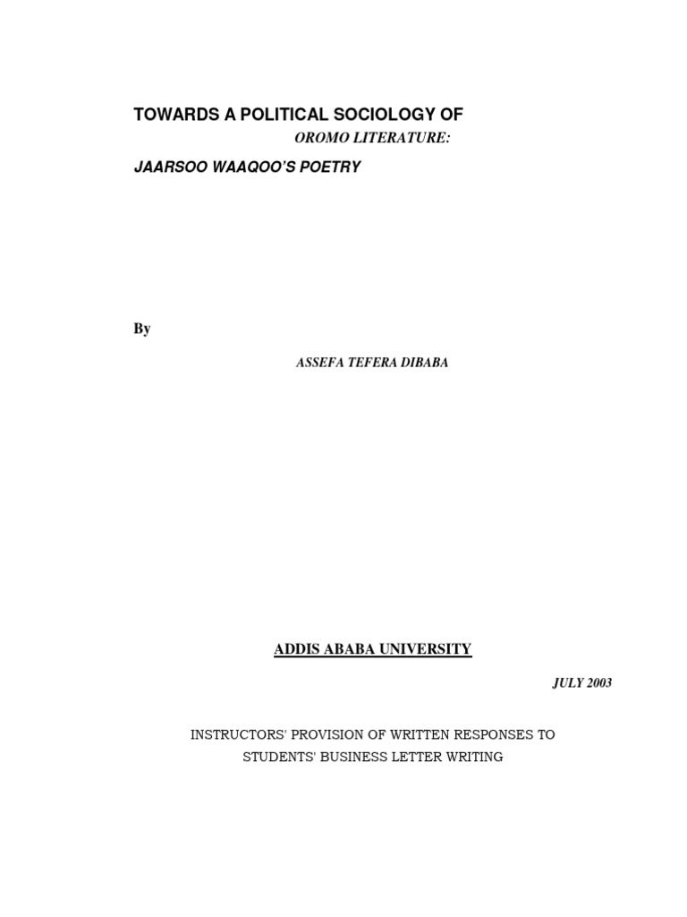 Assefa Tefera | PDF | Poetry | Translations