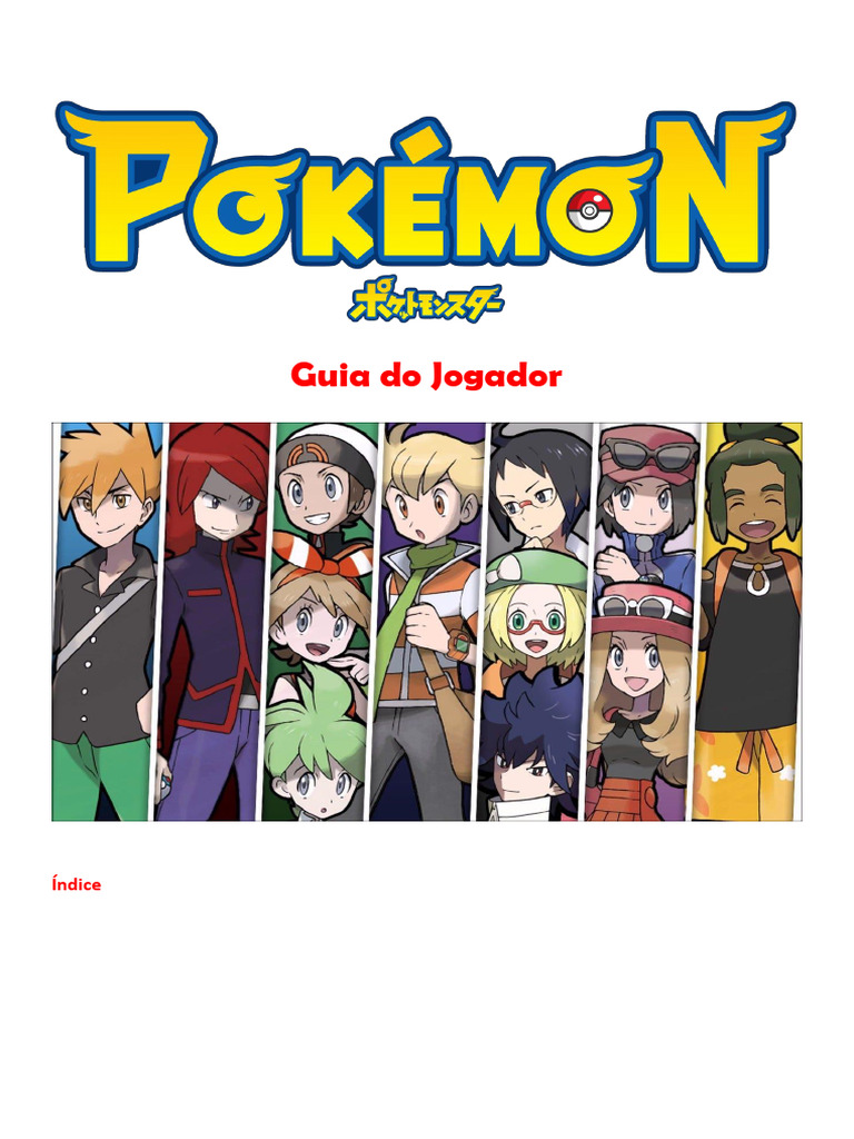 Pokemon - Guia Do Jogador | Download grátis PDF | Pokémon | Física