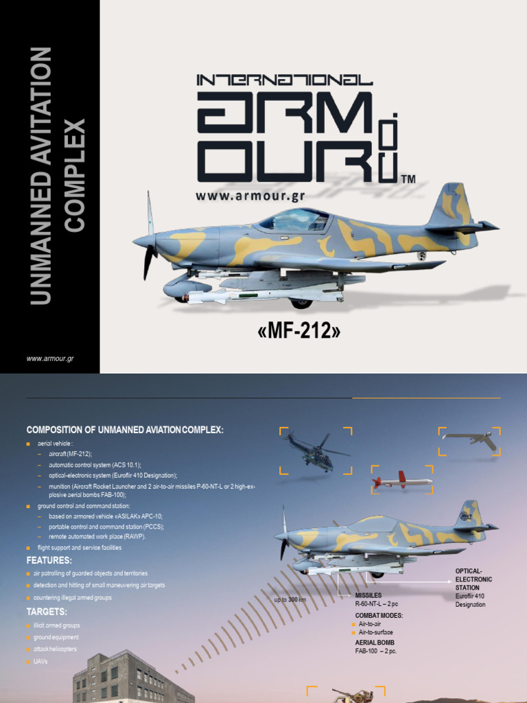 MF-212 Unmanned Aviation Complex Overview | PDF | Unmanned Aerial ...