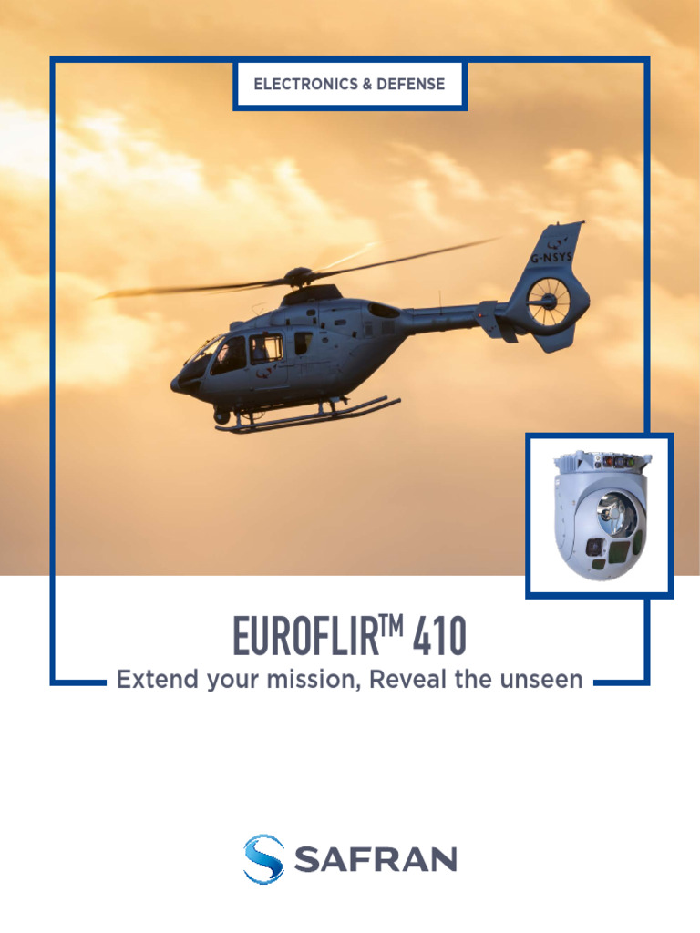 Safran Electronics Defense - EUROFLIR 410 | PDF | Infrared ...