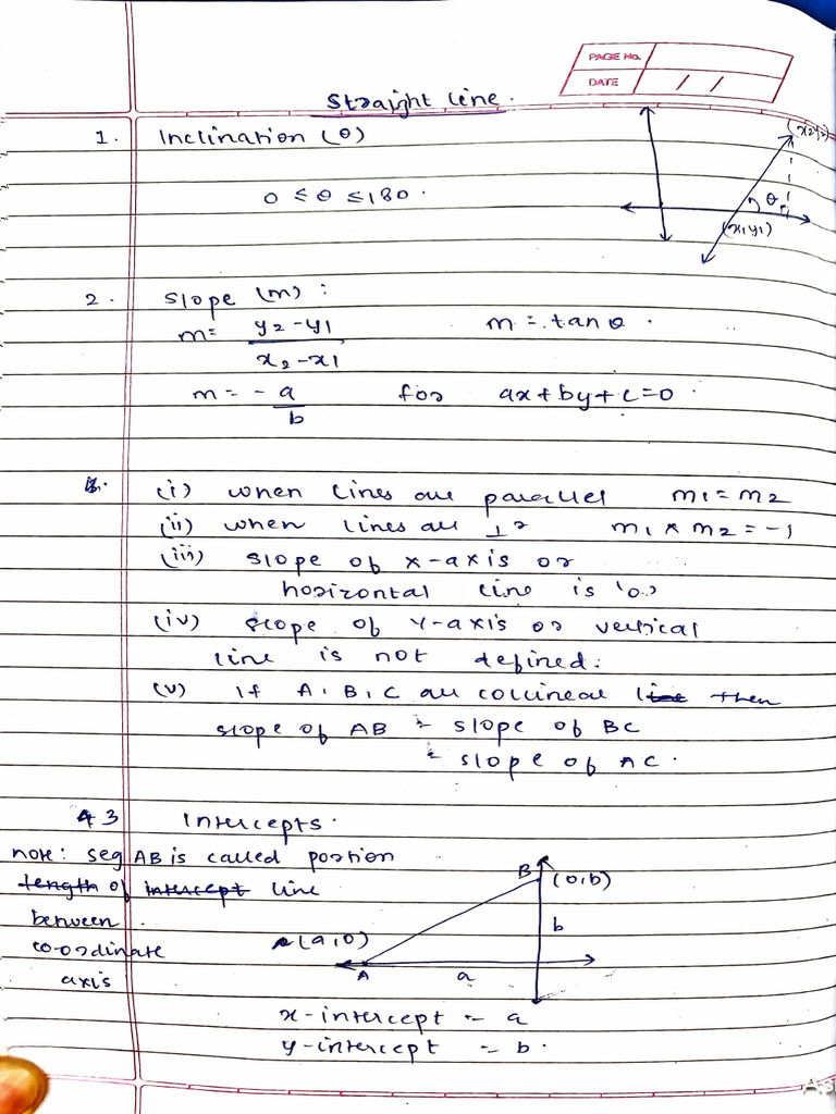 Straight Line(CET) | PDF