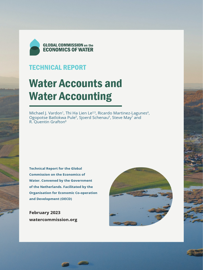Water accounting | PDF | Water | Value (Economics)