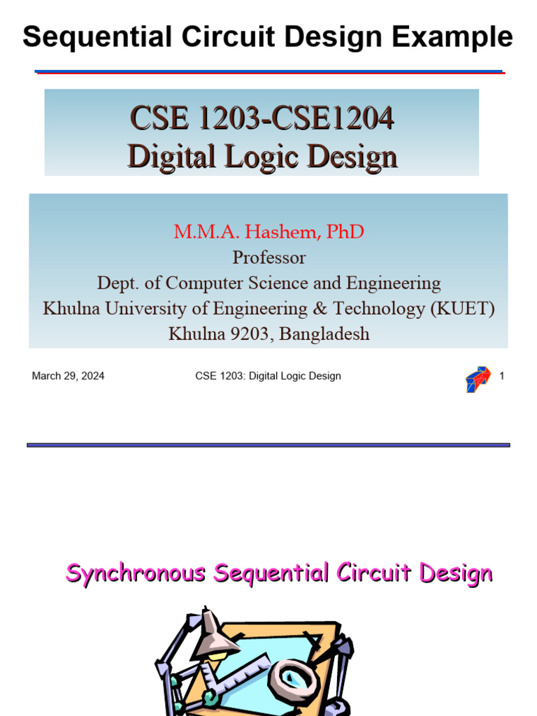 CSE 1203 Seq Design Example | PDF | Computer Engineering | Digital ...