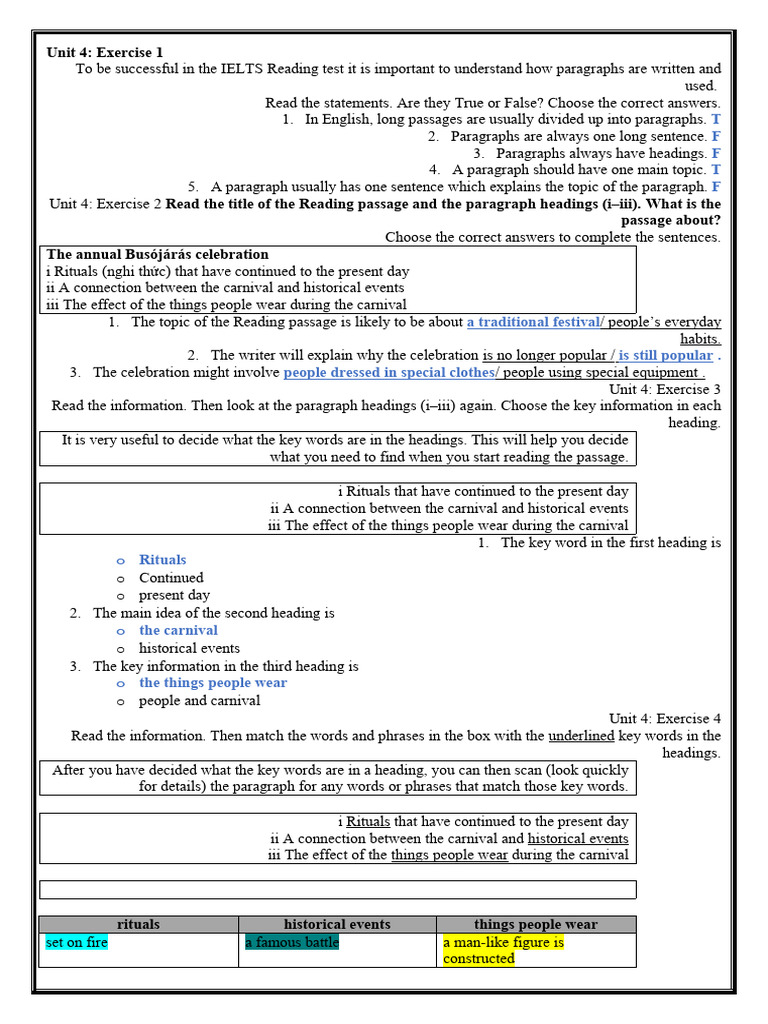 Duc Hieu 8 Jan Unit 4 Reading U5 Lis WR Bar VD 5 PDF Free | PDF | Polynesia | Carnival