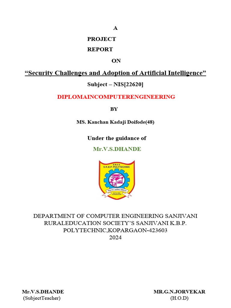 Kanchan Pdf Artificial Intelligence Intelligence Ai Semantics