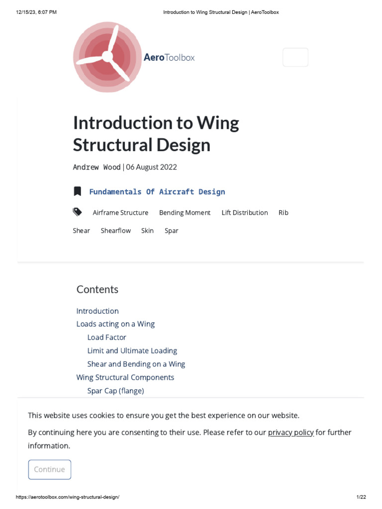 Introduction To Wing Structural Design - AeroToolbox | PDF | Buckling ...